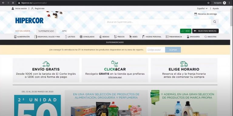 Cómo Comprar en El Corte Inglés e Hipercor Online | Fácil en 2023