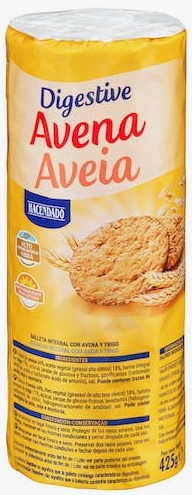 Galletas Digestive Avena Mercadona (Hacendado) | Opinión Nutricional
